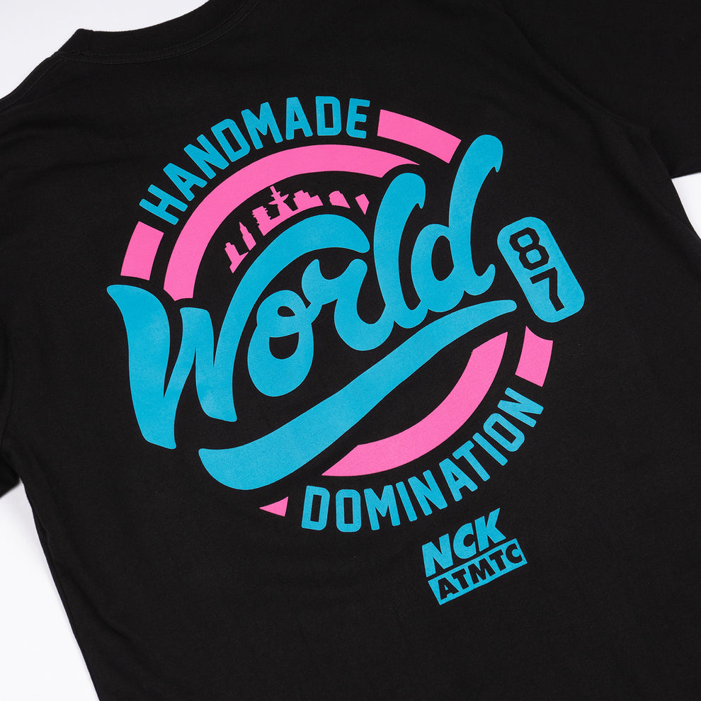 World Domination V2 Neon Tee - Black – Nick Automatic